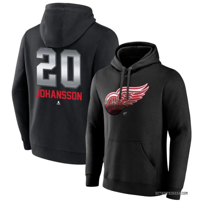 Albert Johansson Hoodie | Authentic Detroit Red Wings Albert Johansson ...